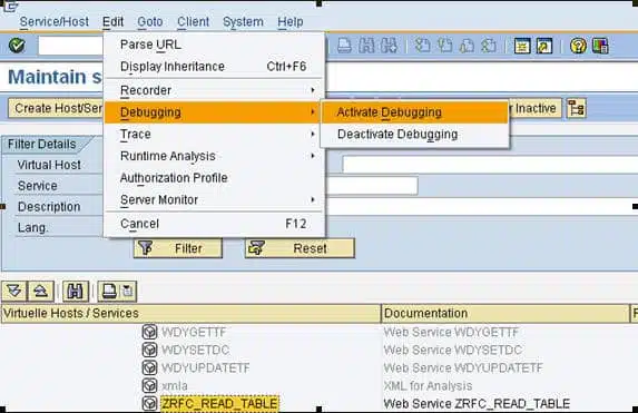Debugging Inbound Web Service calls in SAP - DataXstream OMS+
