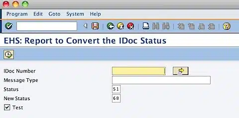 Changing SAP IDOCs Status In Mass / Mass Deletion Of IDOCs