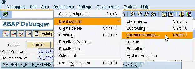 How To Debug ABAP Web Service on SAP Web Application Server (WAS)